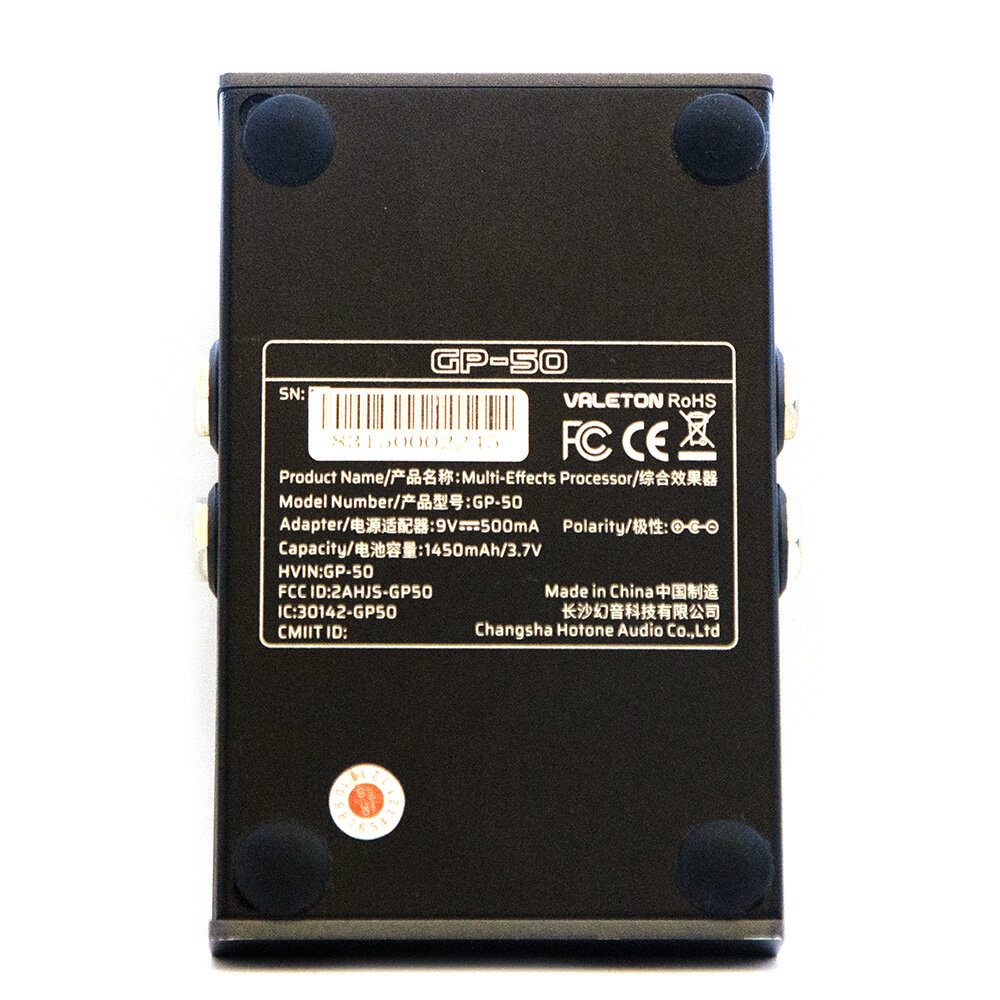 Valeton GP-50 Next Generation Compact Multi Effects — фото 1