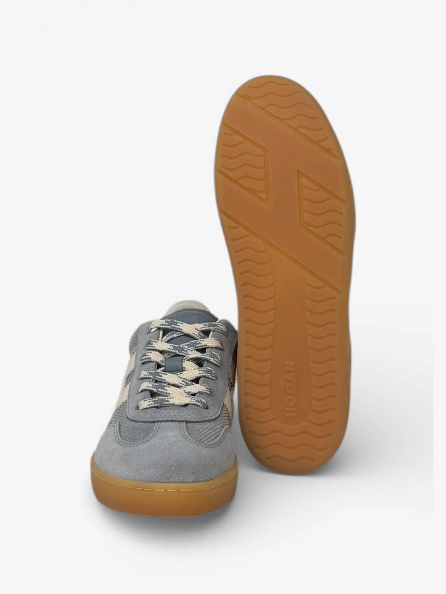 Кроссовки Hogan Logo patch sneakers, размер 36,5 EU, blue — фото 1