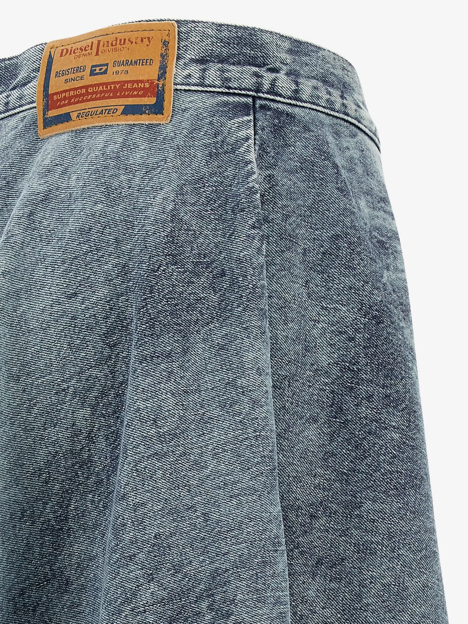 Юбка DIESEL Stone-washed denim skirt, размер 34 — фото 1