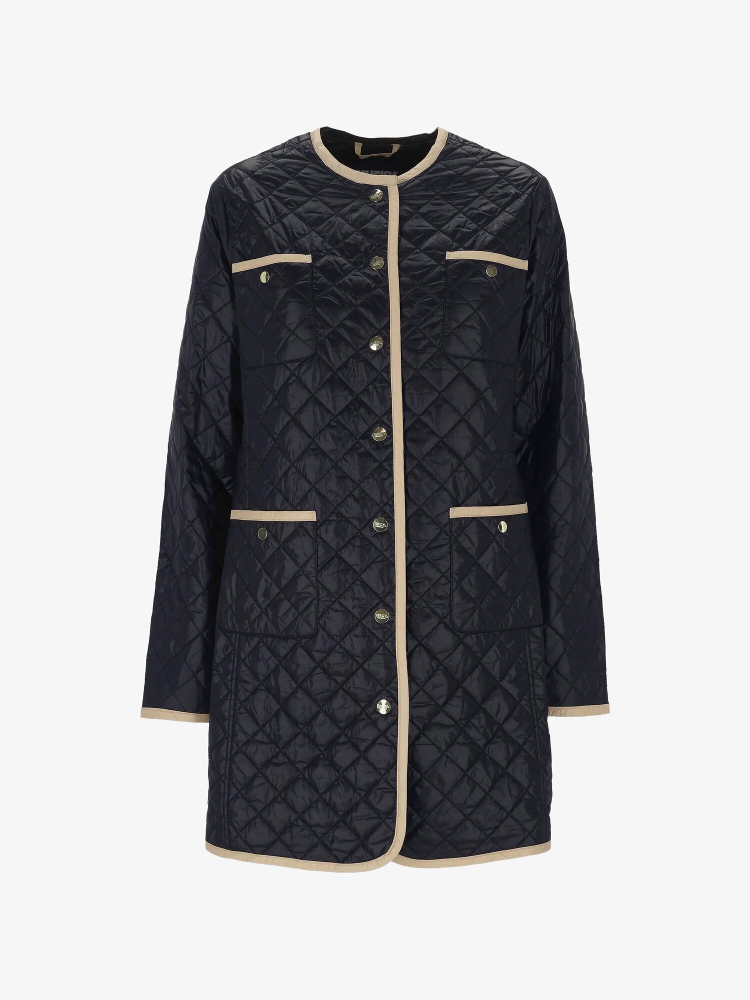 Куртка Husky Quilted contrast-trim jacket