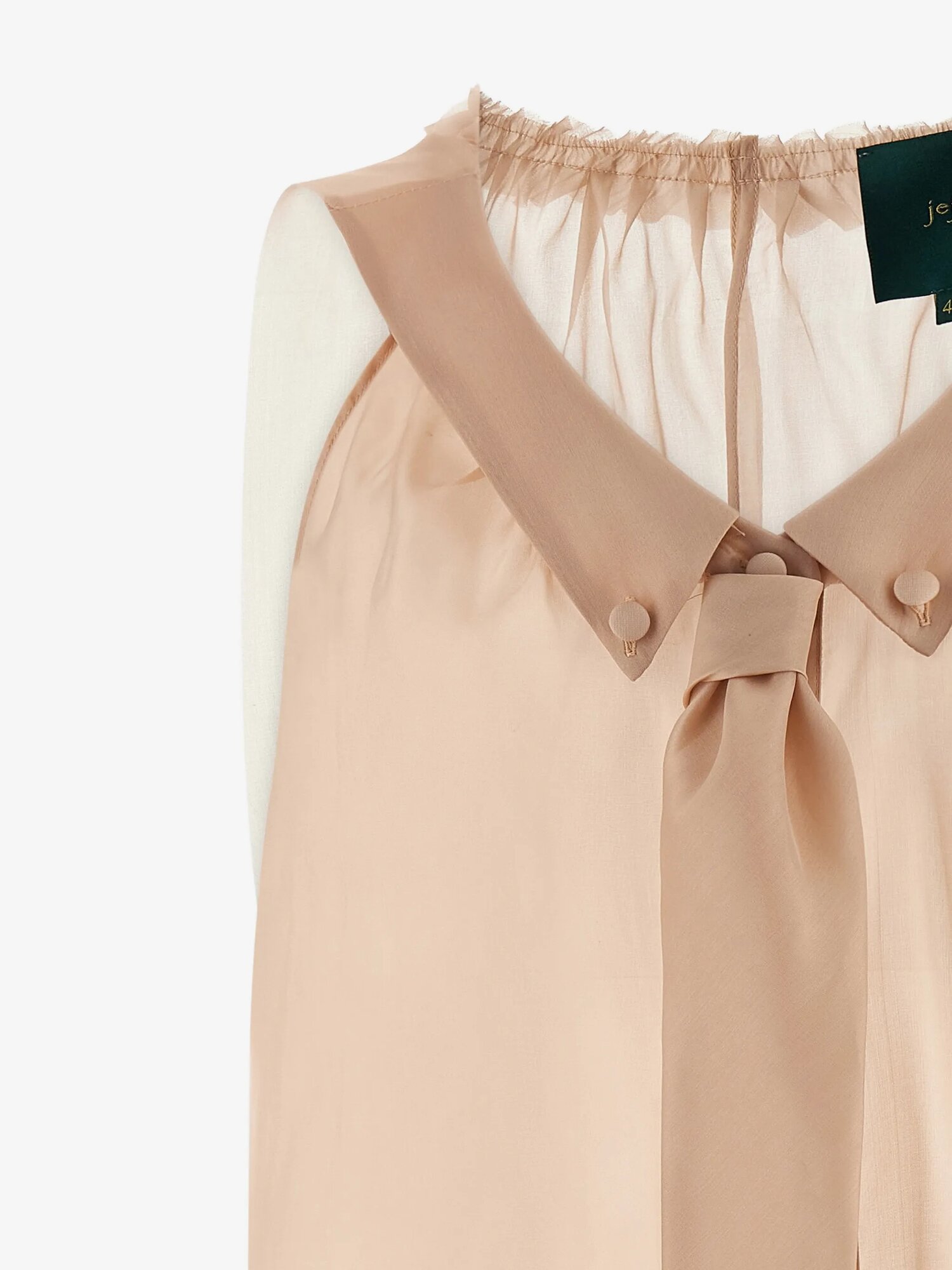 Блуза Jejia Ruffle-collar silk blouse, размер 40 — фото 1