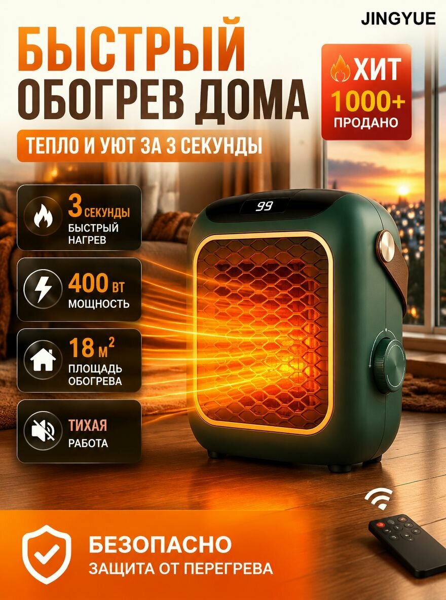 Мини обогреватель для дома, настенный, бесшумный, Обогреватель для дома