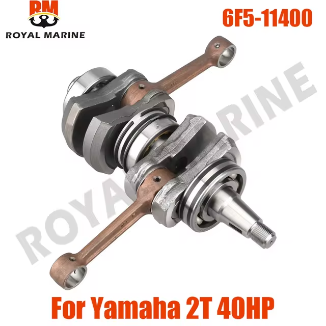 6F5-11400 Коленчатый вал в сборе для 2-тактного подвесного двигателя Yamaha 40HP замена двигателя лодки