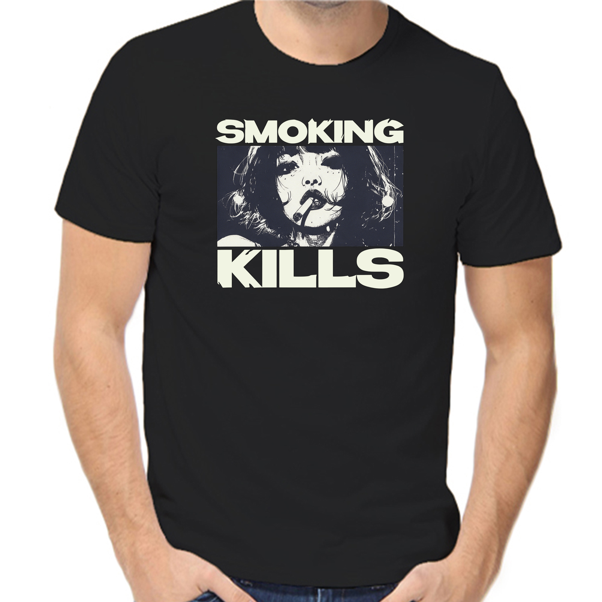Футболка smoking kills