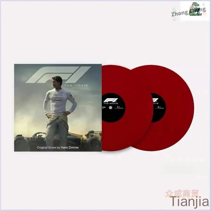 F1 (Formula 1) Original Score by Hans Zimmer 2LP Виниловая пластинка Красный винил