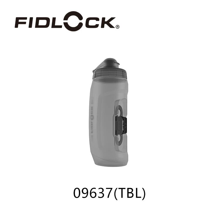 FIDLOCK 09637 Прозрачно-черный 590 мл Заменяемая водяная бутылка для велоспорта, магнитный быстрый съем