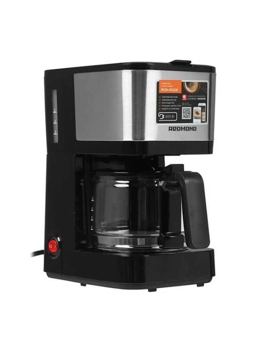Кофеварка капельная RCM-M1528, кофе - молотый, 600 Вт, 600 мл