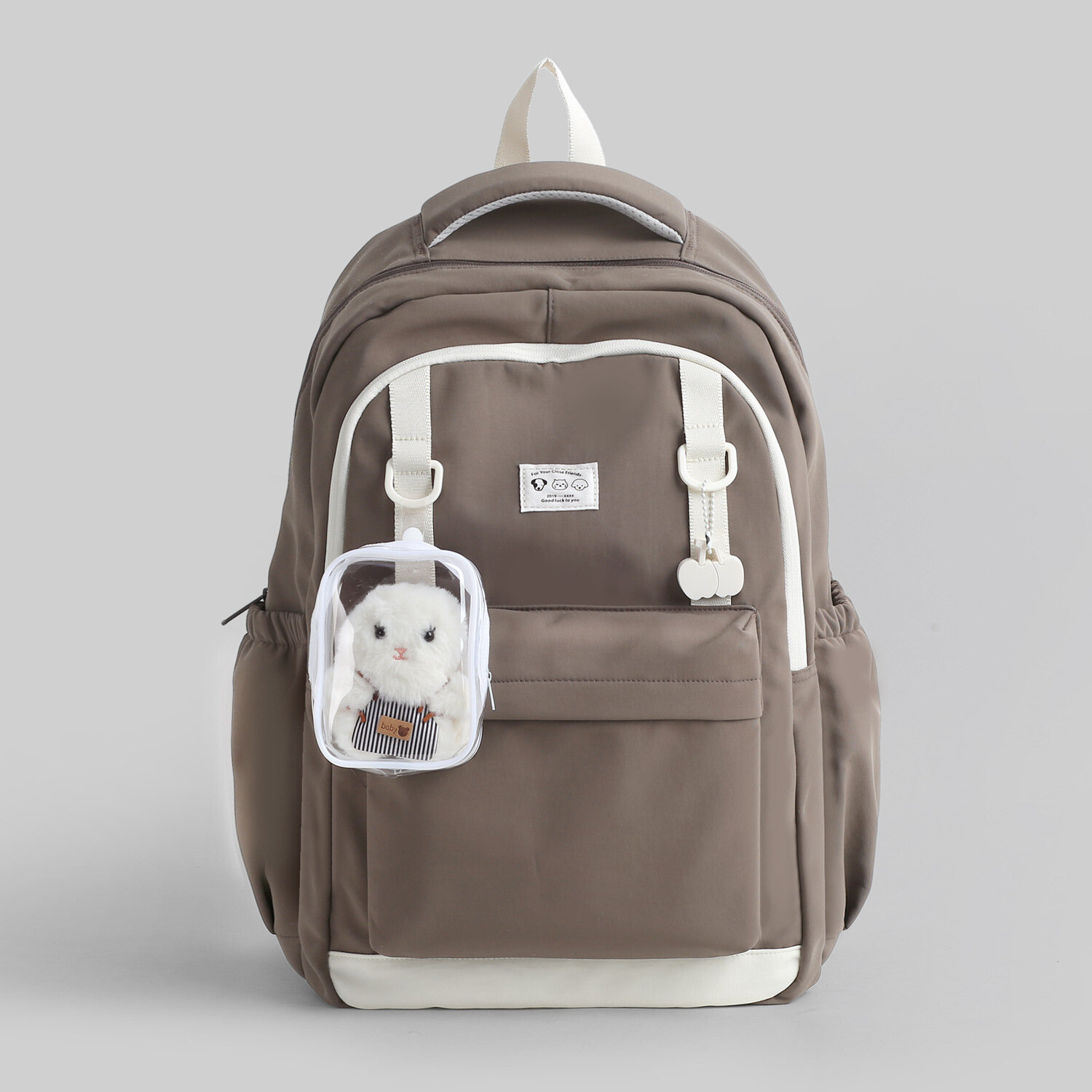 Рюкзак Chrysanthemum Fairy S518 Simple Backpack, универсальная повседневная женская сумка через плечо, вместительная, легкая, подходит для учащихся средних, старших классов и студентов университетов