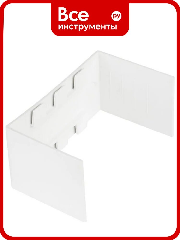 Соединитель EKF 60х40 4 шт Plast PROxima Белый conw-60-40x4