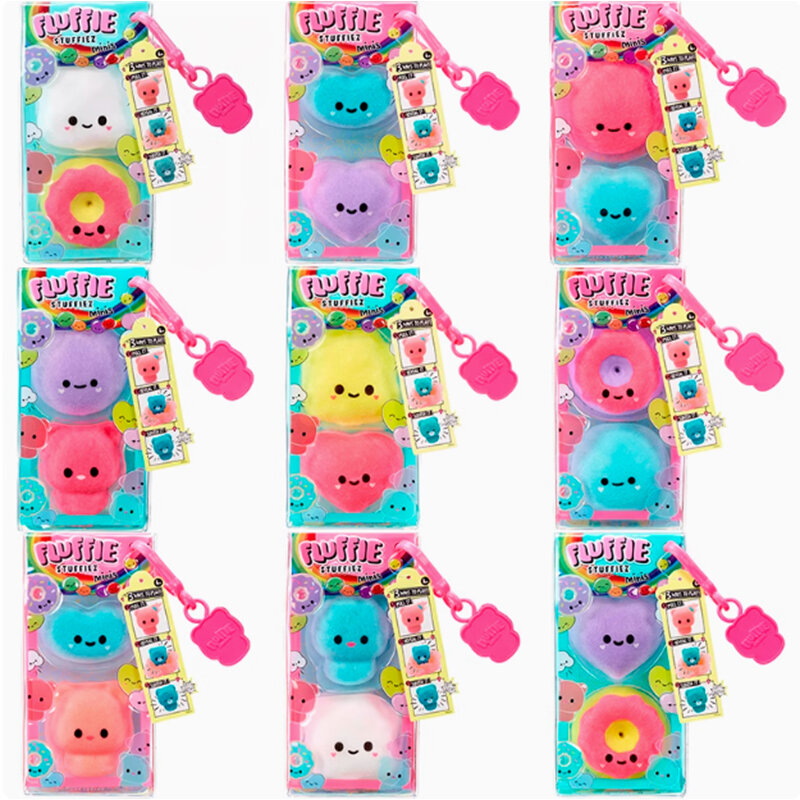 FLUFFIE STUFFIEZ Minis / Маленькая Коллекционная Плюшевая Игрушка-сюрприз Rainbow Surprise Для Снятия Стресса, Подходящая Для Детей Старше 4 Лет
