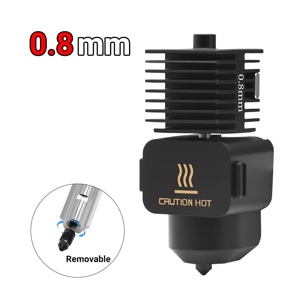 Комплект хотэнд для Bambu Lab A1/A1 Mini/A2L с соплами из закаленной стали 0.8mm