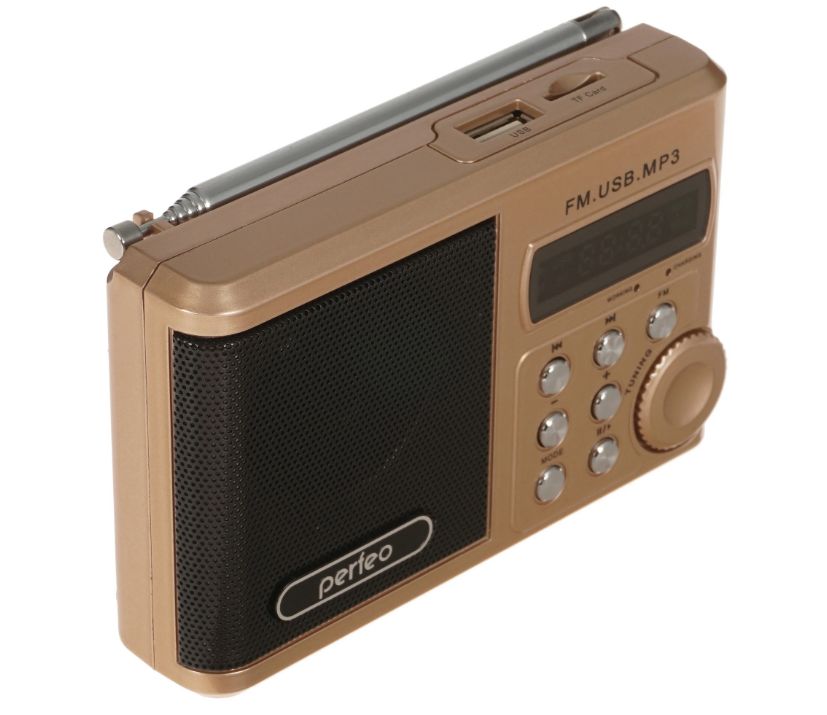 Радиоприемник PERFEO Sound Ranger PF-SV922 золотой