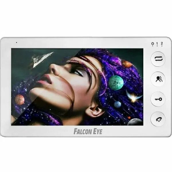 Видеодомофон дисплей 7" TFT подключение до 2-х вызывных панелей Falcon Eye