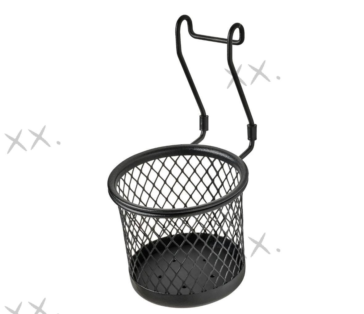 IKEA Рейлинг для кухни, ванной 100 см х 14 см х 12 см 1 предм. сталь черный матовый