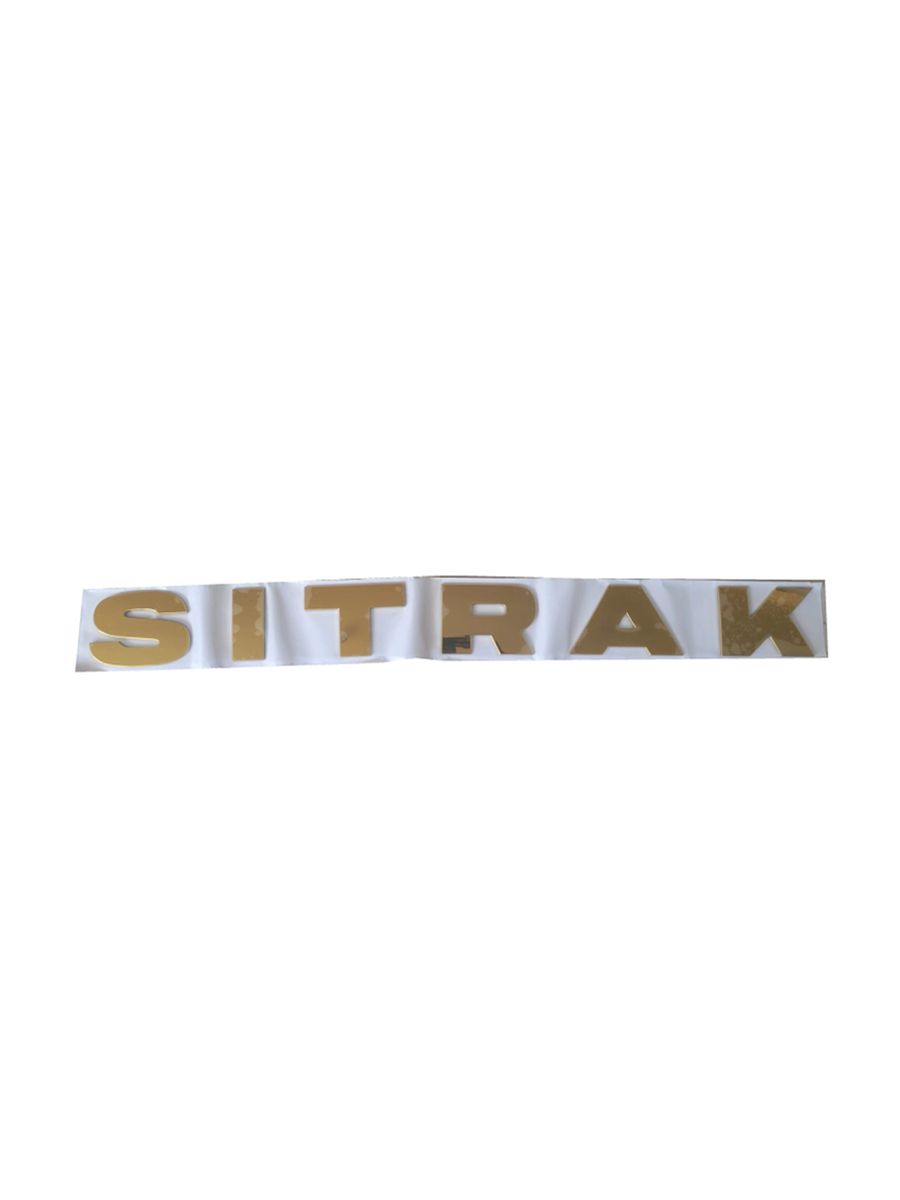 Золотая угловая эмблема на английском языке, CNHTC SINOTRUK SITRAK, золотая эмблема автомобиля, внешняя отделка, автозапчасти