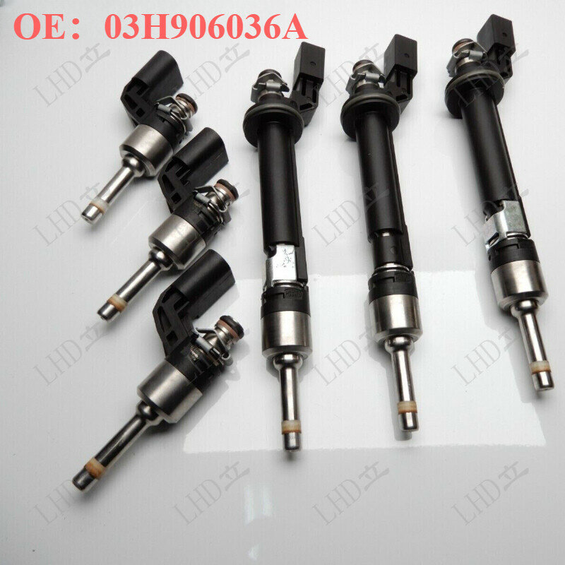 Топливные форсунки 03H906036, 6 шт, для Audi Q7, VW CC, Passat, Touareg 3.6L V6