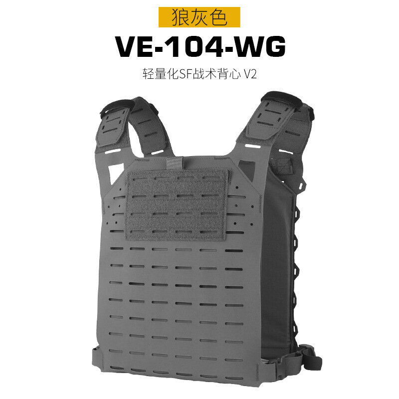Тактический жилет WOSPORT Lightweight SF Tactical V2 с системой крепления MOLLE, внутренними карманами для хранения и ручками для аварийно-спасательных работ