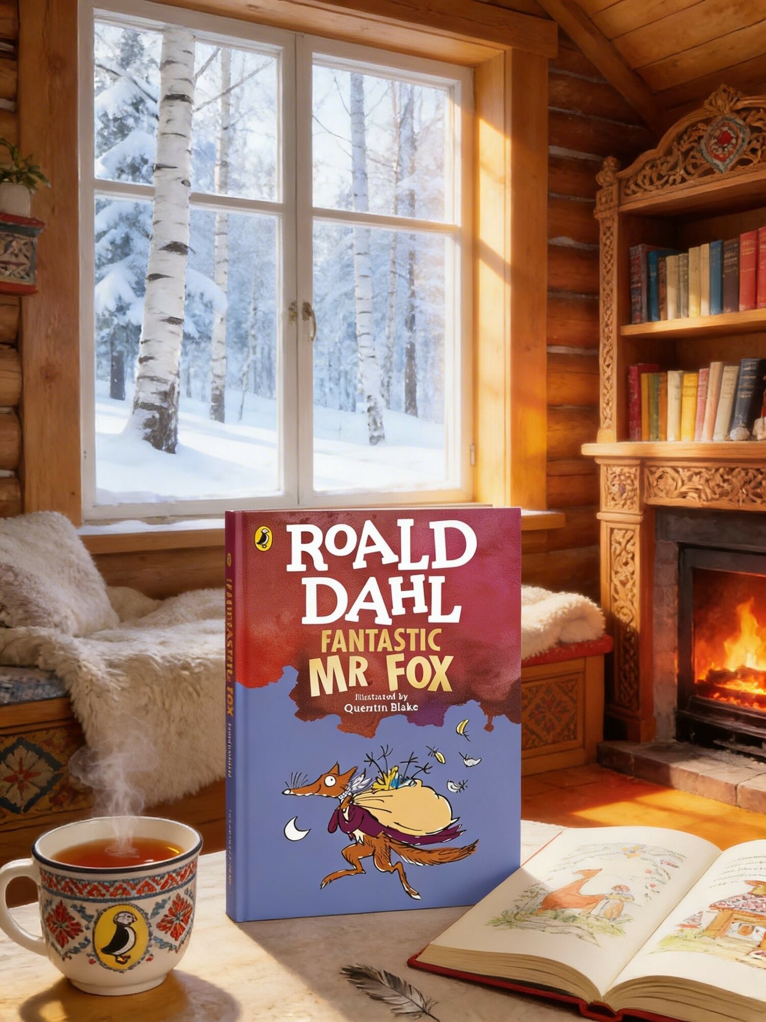 Книга на английском «Изумительный мистер Лис» — роман для школьников, чтение на английском для развития языка дома