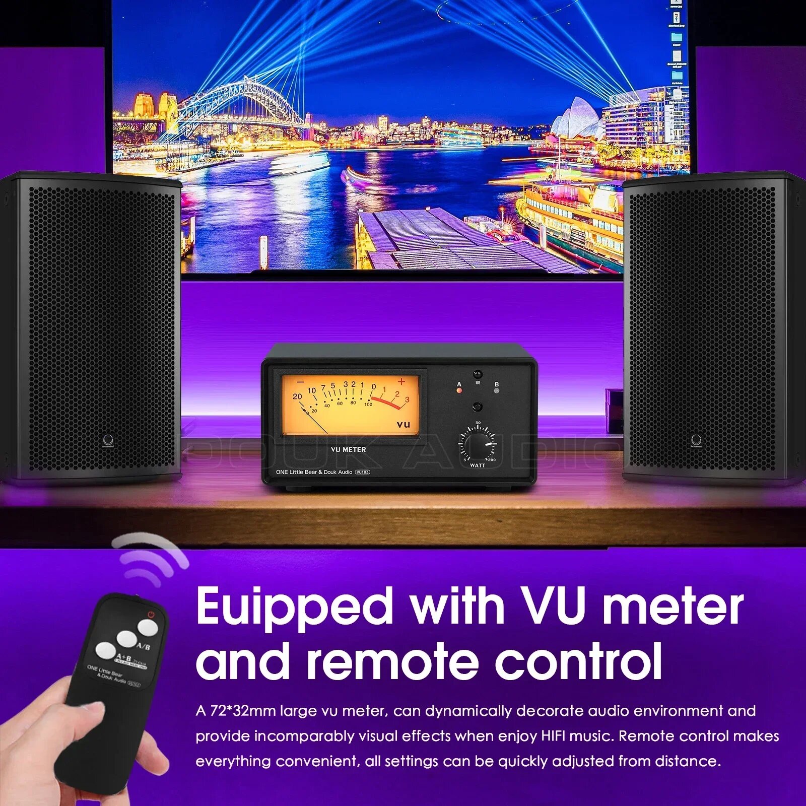 Douk Audio VU102 аудиоселектор 2 в 1 — фото 1