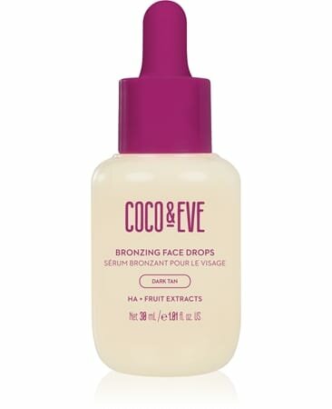 Автозагар Coco & Eve Sunny Honey Bronzing Face Drops Dark Tan, темный загар, 30 мл