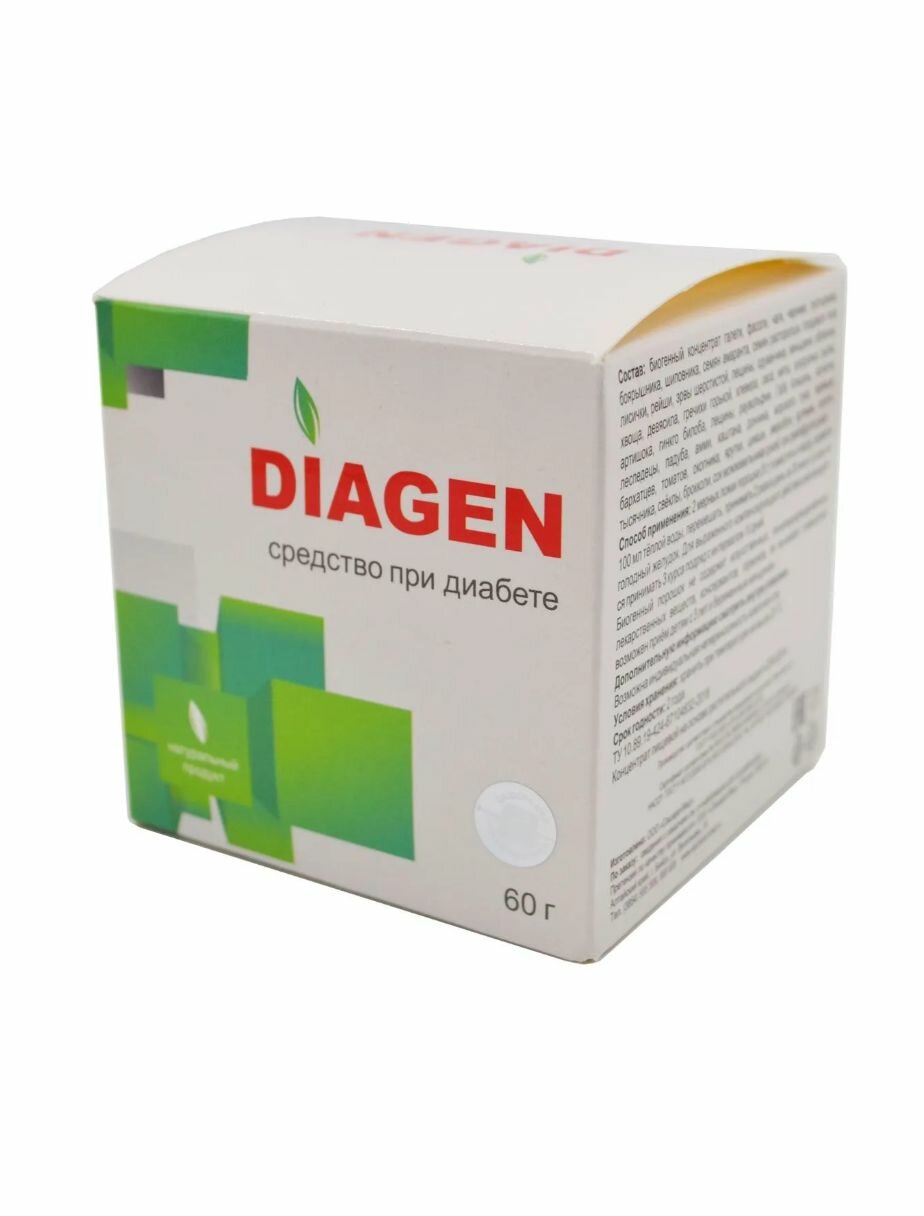 Diagen Диаген средство от диабета, 60 г. Сашера-МЕД