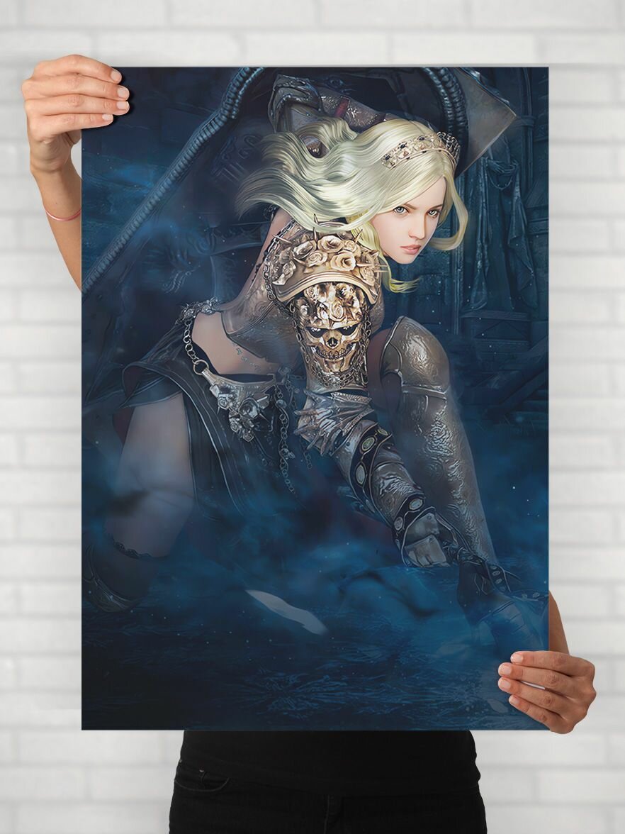 Плакат на стену для интерьера Блэк Десерт (Black Desert 20) - Постер по игре формата A1 (61x84 см)