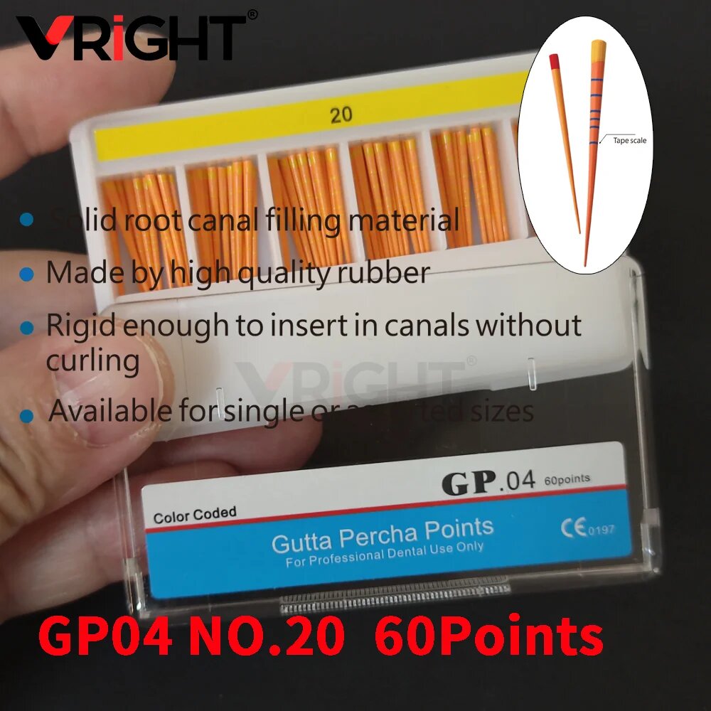 Gutta Percha Points GP04 No.20 60Points