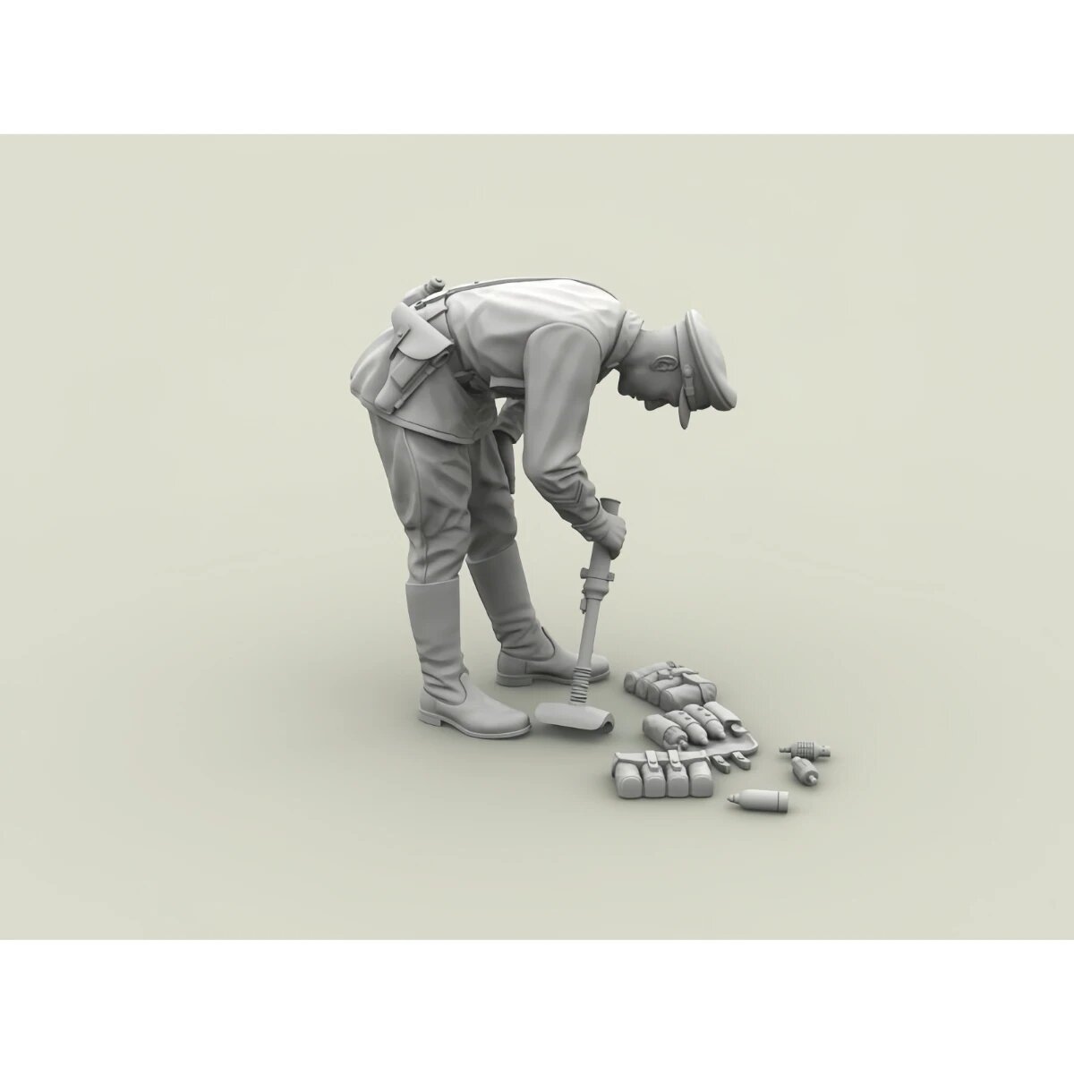 Модель солдата Красной Армии MEEKLION MODEL 1/35