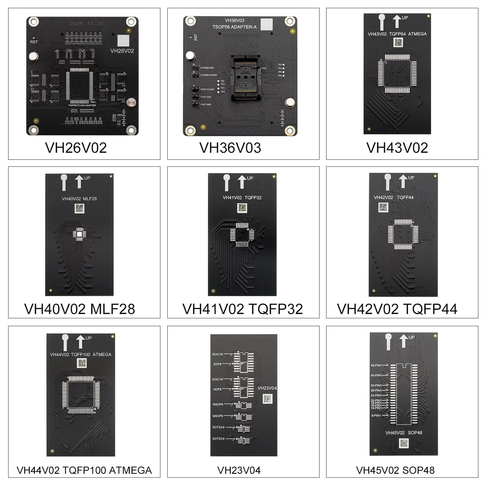 Адаптеры Xhorse MultiProg для EEPROM FLASH: XDMP03GL, XDMP09GL, XDMP10GL, XDMP11GL, XDMP12GL, XDMP13GL, XDMP14GL, XDMP15GL