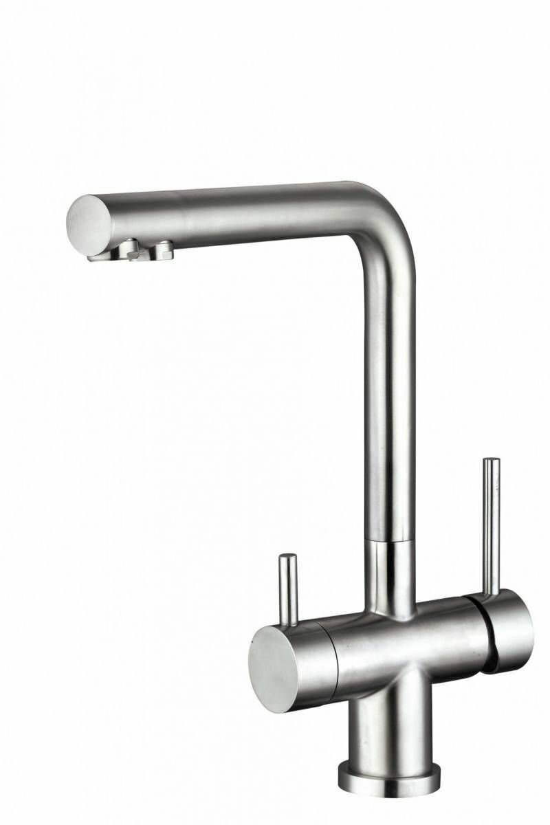 Смеситель для кухни Florentina арес SS Нержавейка (ARES Stainless steel)