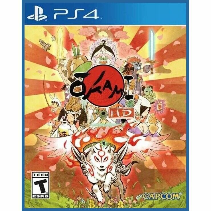 Игра Okami HD (PS4) CapCom Blu-ray диск 12+ драки экшн приключения — фото 1