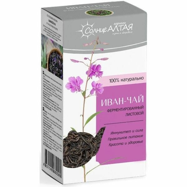 Иван-чай Солнце алтая листовой ферментированный, 30 г