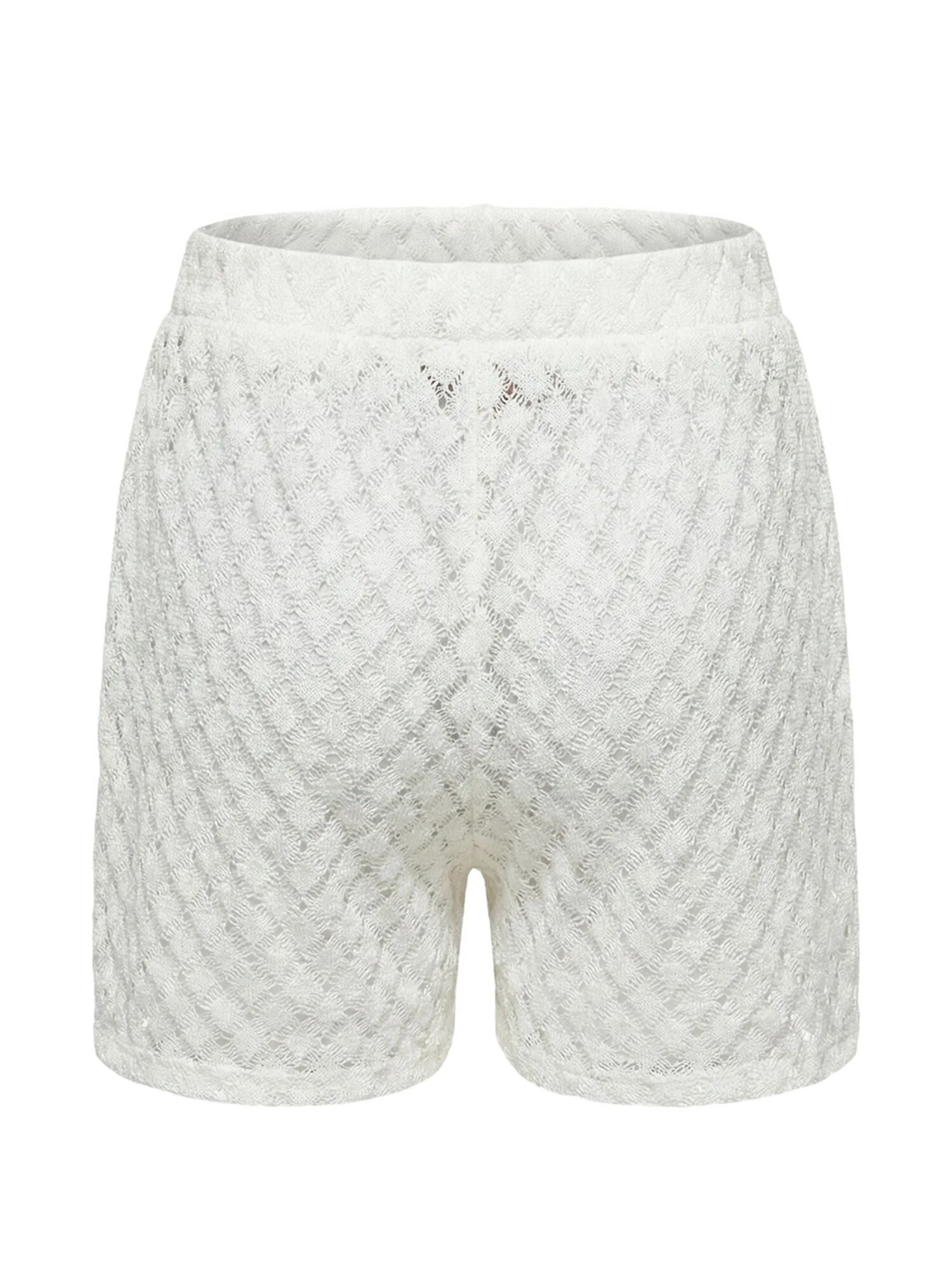 Шорты Missoni Knitted mini shorts, размер 40, белый — фото 1