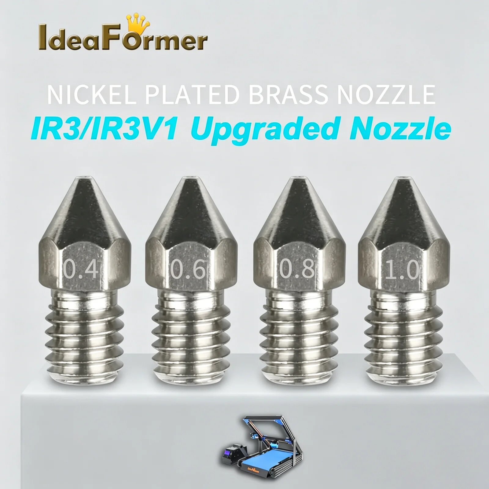Форсунка IdeaFormer IR3 1.0 мм, 5шт, никель