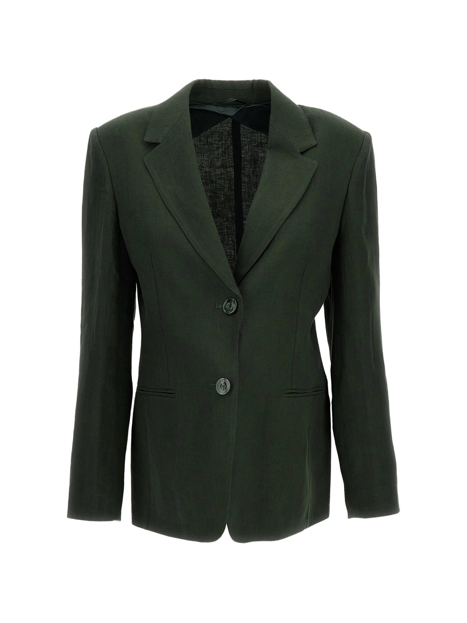 Пиджак Single-breasted linen blazer
