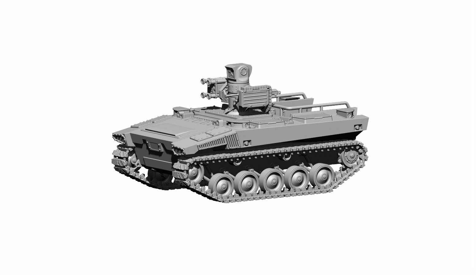 Современный боевой дрон 1. Масштабная модель 1:72.