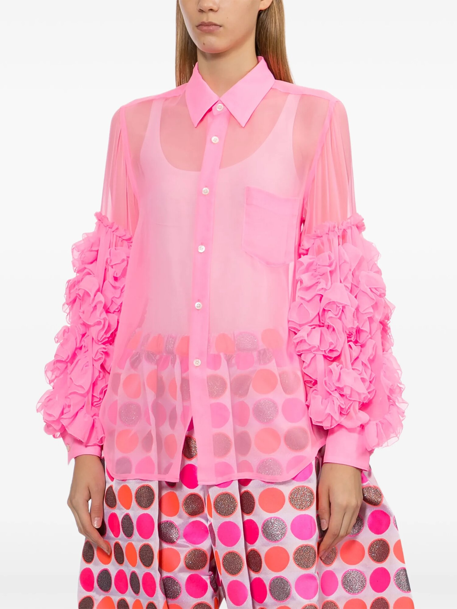 Рубашка COMME des GARCONS, размер 42 — фото 1