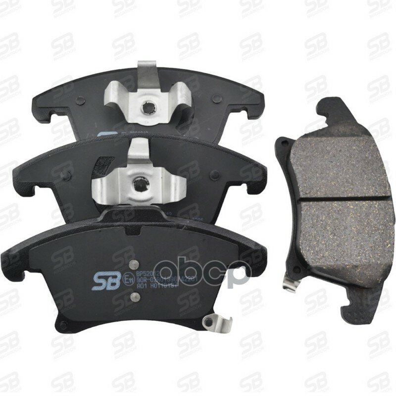 Колодки тормозные дисковые передние к-т FORD Mondeo V 2.0 2014 - / Galaxy 2.0 15-/ S-Max 2.0 15- SB Nagamochi арт. bp52012