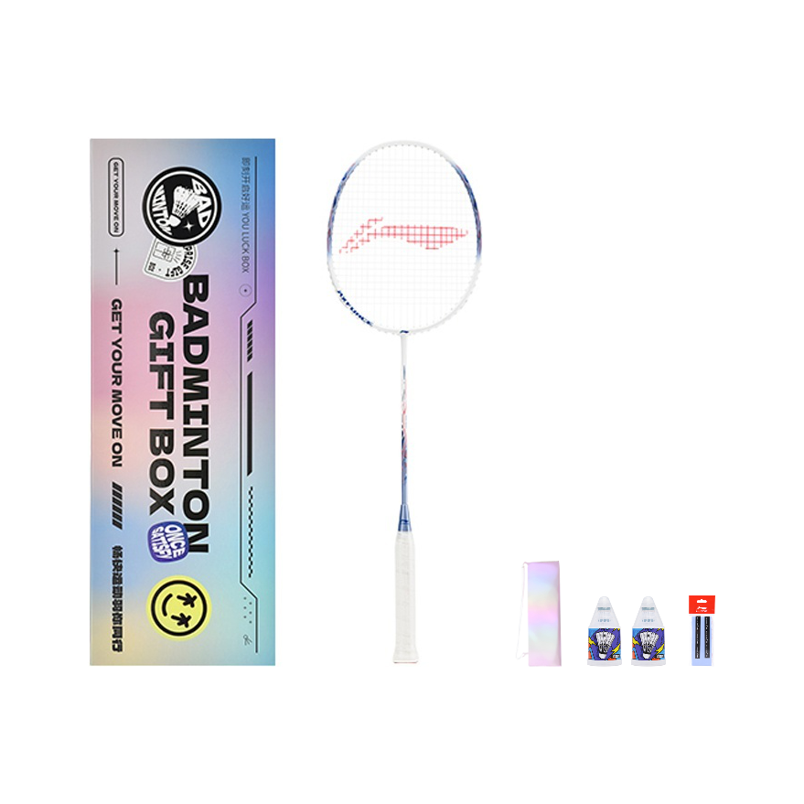 Ракетка для бадминтона унисекс Li Ning Thunder 9 AYPUO19 Carbon Aluminum, атакующий тип, 665 мм