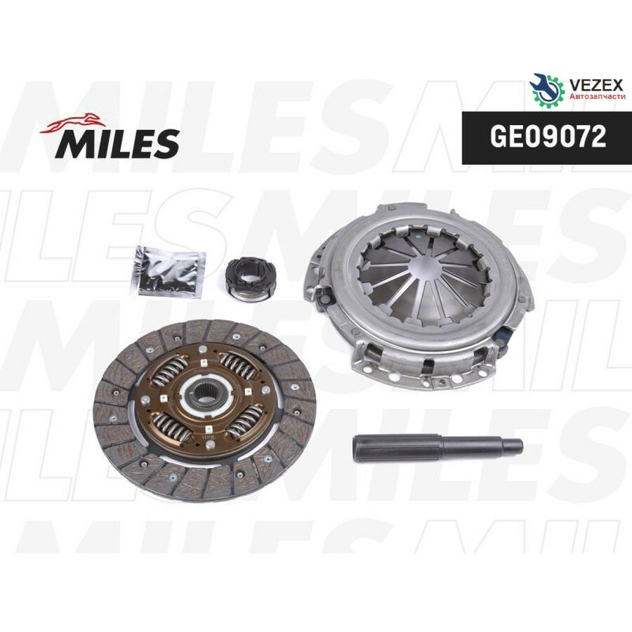 MILES GE09072 Сцепление комплект (VW GOLF V-VI/SKODA OKTAVIA/FABIA 1.4 99-) (VALEO 826339) GE09072