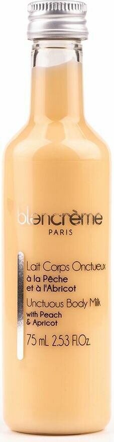 Blancreme Питательное молочко для тела "Персик & абрикос" 75 мл Unctuous Body Milk With Peach & Apricot 75 33+1,5g