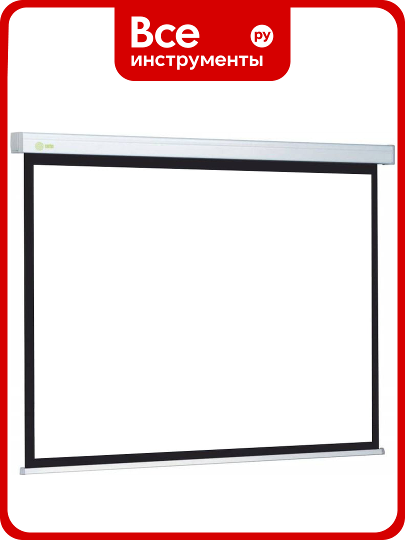 Настенно-потолочный рулонный экран Cactus Wallscreen 4:3, 152x203 см, белый CS-PSW-152X203 359049