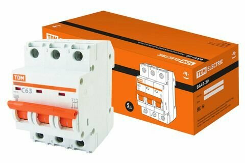 Авт. выкл. TDM ELECTRIC ВА47-29 3Р 63А