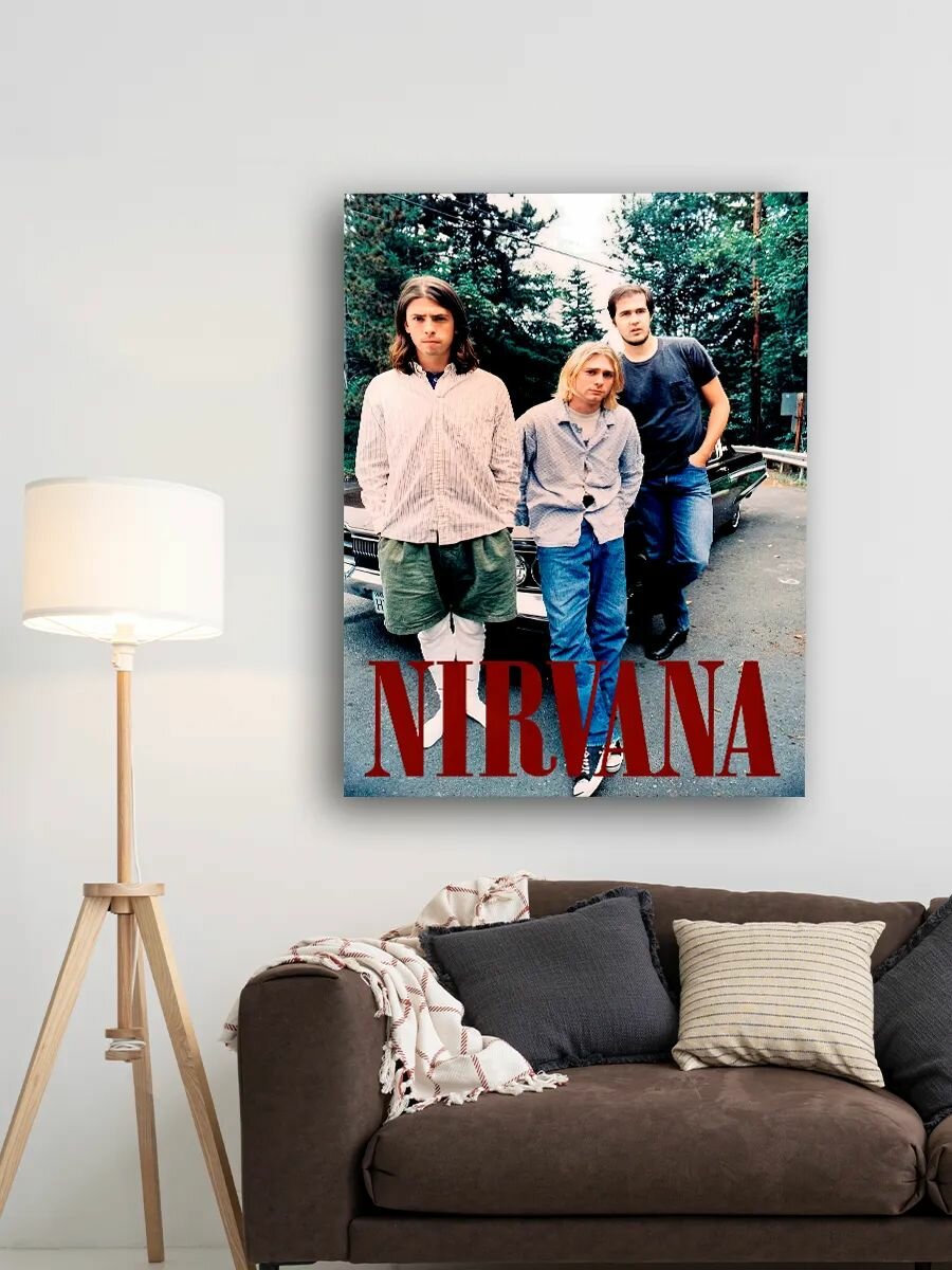 Постеры на стену Nirvana , плакат 1шт, А2 размер. — фото 1