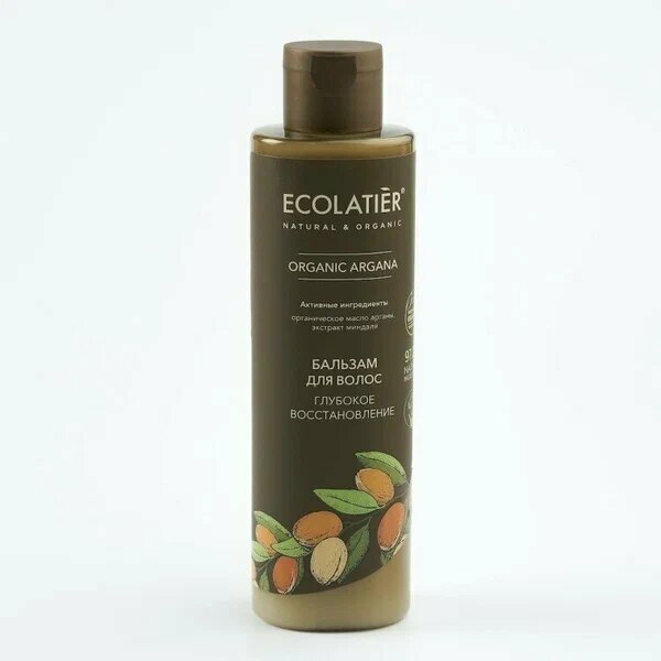 Бальзам для волос Ecolatier, Organic ARGANA, Глубокое восстановление, 250 мл