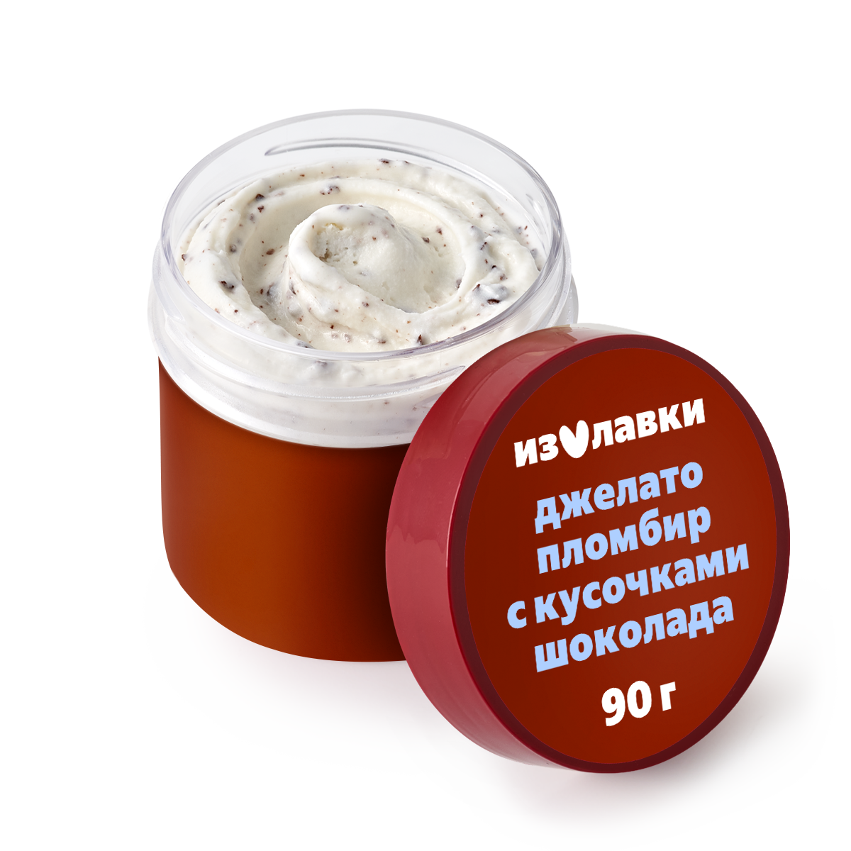 Мороженое пломбир с кусочками шоколада «Из Лавки»