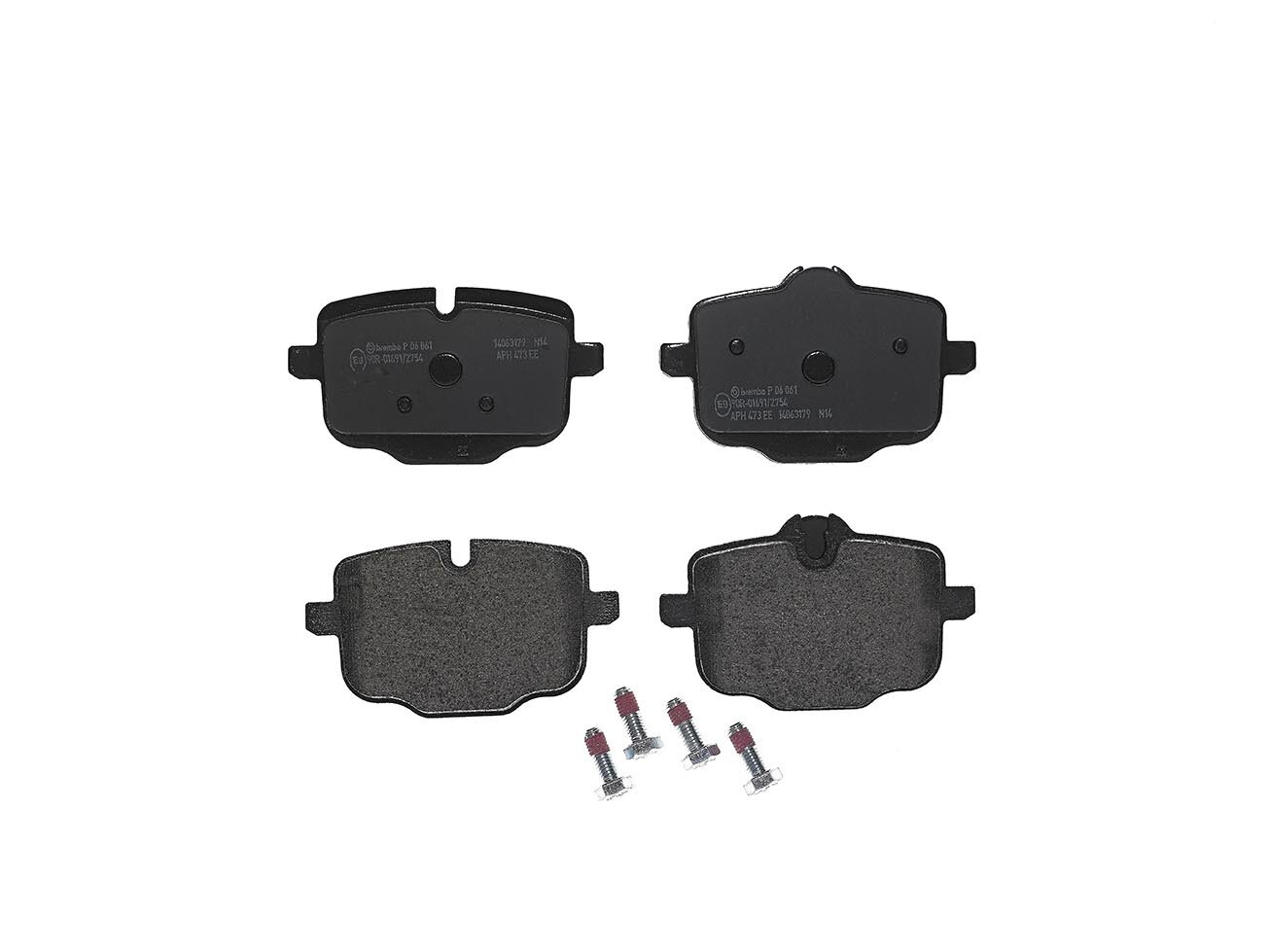 Колодки задние BMW 5 G30 7 G11 G12 X3 III G01 X5 IV G05 BREMBO P06061