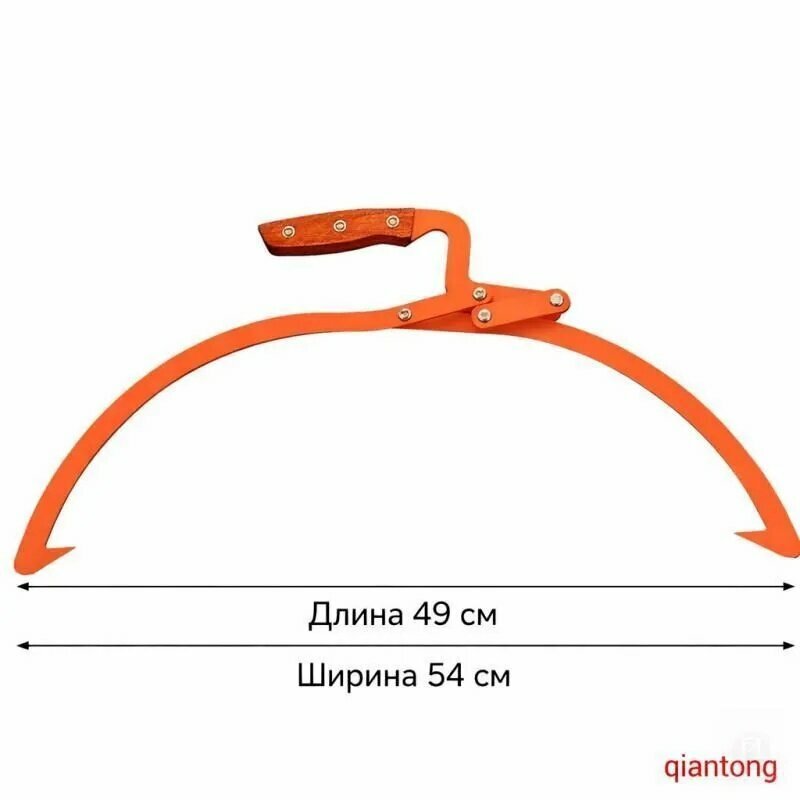 Захват для подъема и переноски бревен, многофункциональный крюк