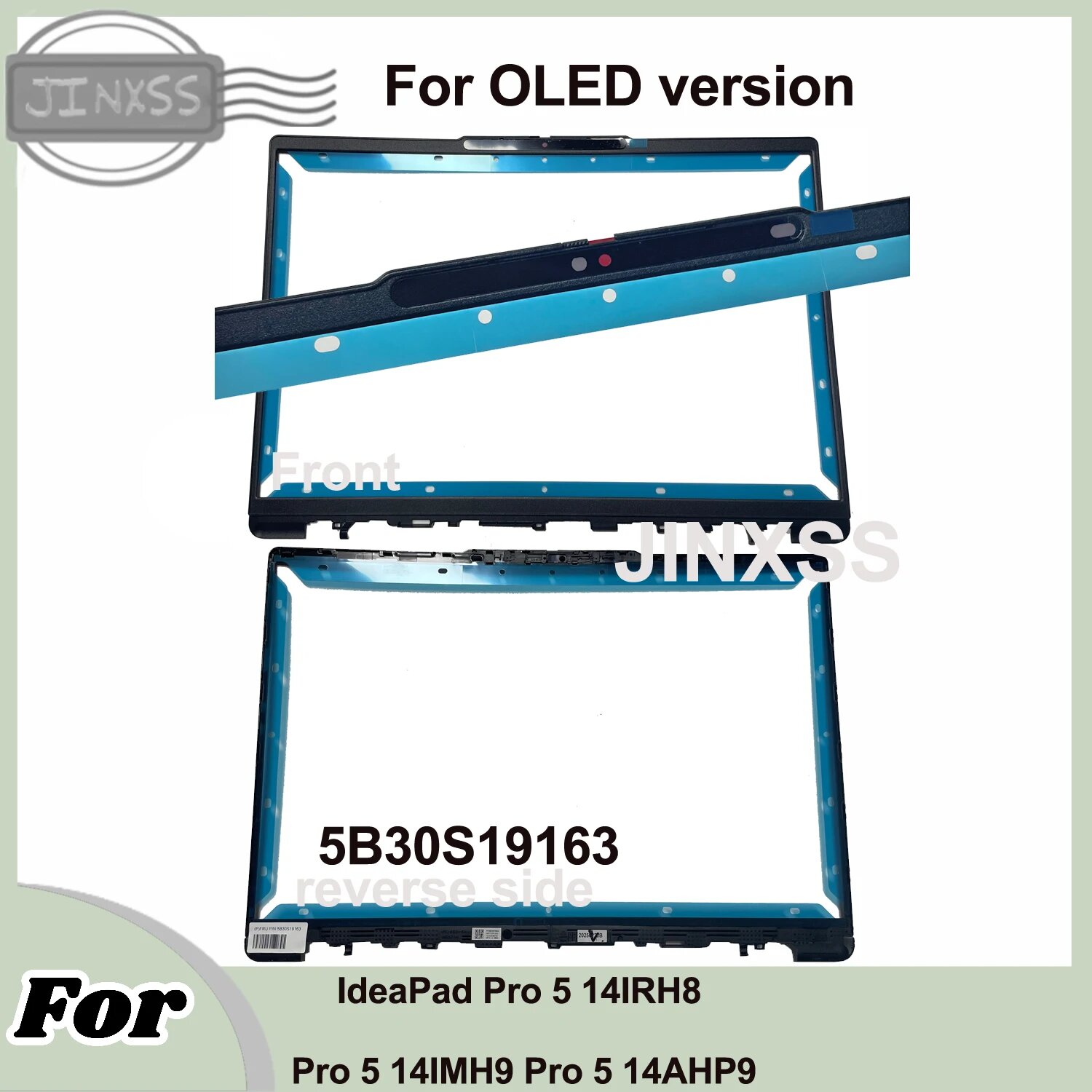 Рамка дисплея JINXSS для IdeaPad Pro 5 14IRH8 Pro 5 14IMH9 Pro 5 14AHP9