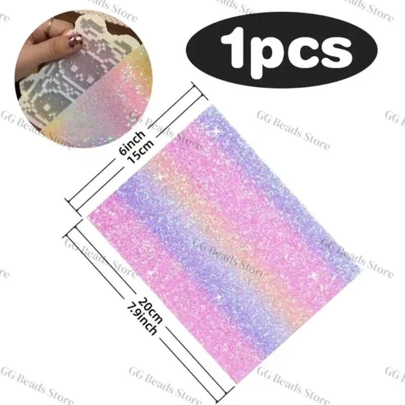Термомозаика GG Beads Store 20x15см, Розовый